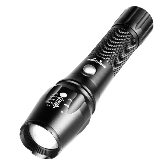 Strong light flashlight led rechargeable ultra-bright long-range 1000 ...