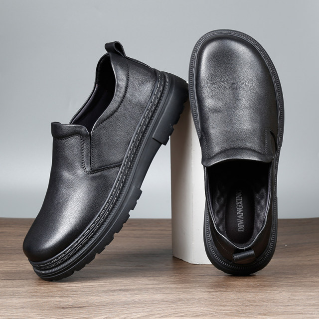 Foreign trade men's shoes, widened pedals, casual leather shoes, men's ...