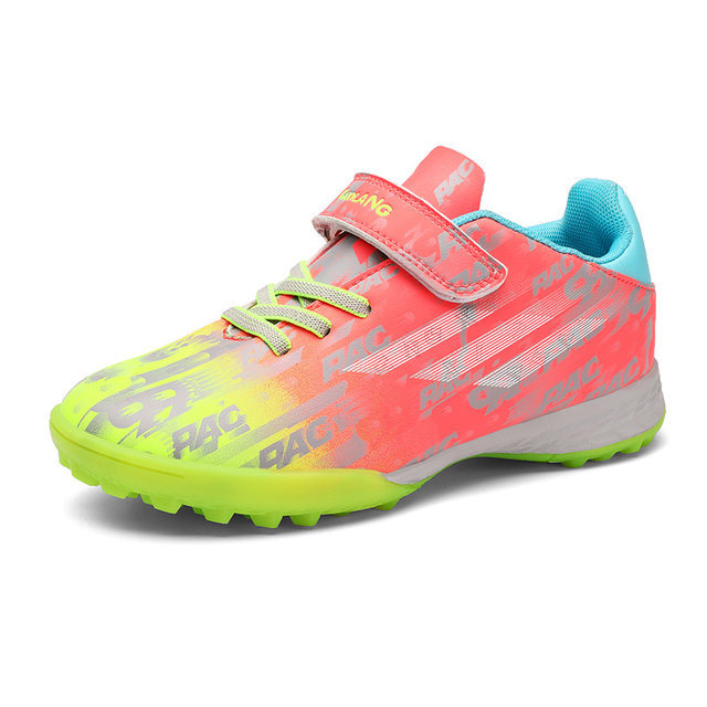 Magic buckle football shoes boys and girls 6-12 years old crushed TF ...