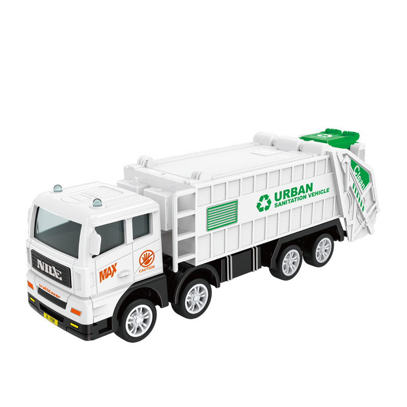 Baby Toy Car - Sanitation Garbage Truck Cleaning Sprinkler Rescue ...