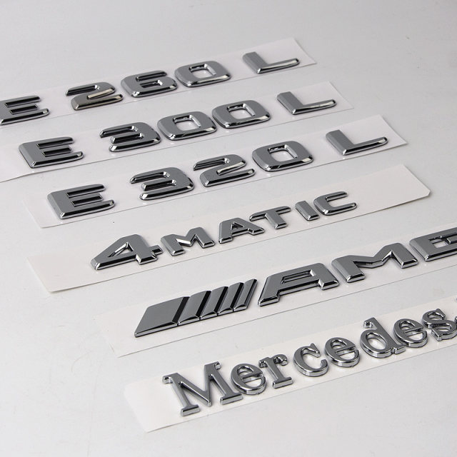 Suitable for Mercedes-Benz car logos, Mercedes tail logo stickers ...