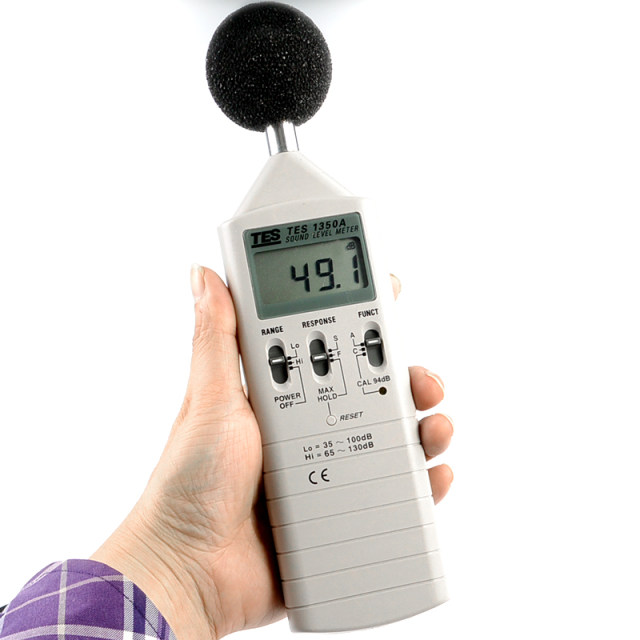 Taiwan TES-1350A noise meter high-precision test sound decibel meter ...