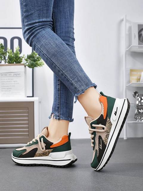 Huili women's shoes summer new mesh shoes men's and women's shoes thick ...