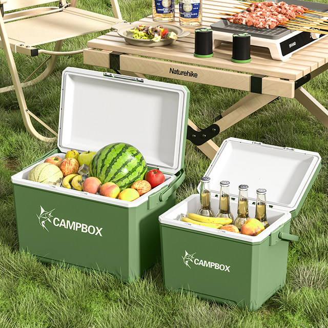 Outdoor insulated box, portable ice cube cooler, ice bucket stall ...