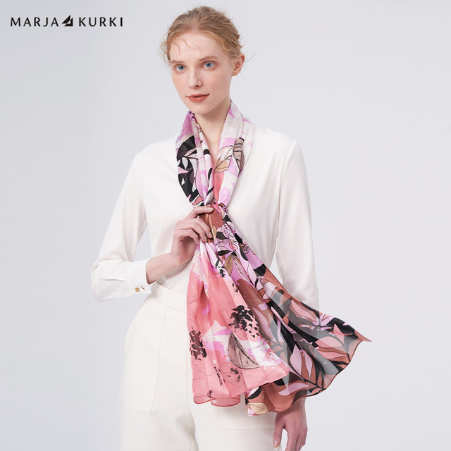 Marjakurki Maria Guqi True Silk Scarf Mom Scarves Scarf Walking Women's ...