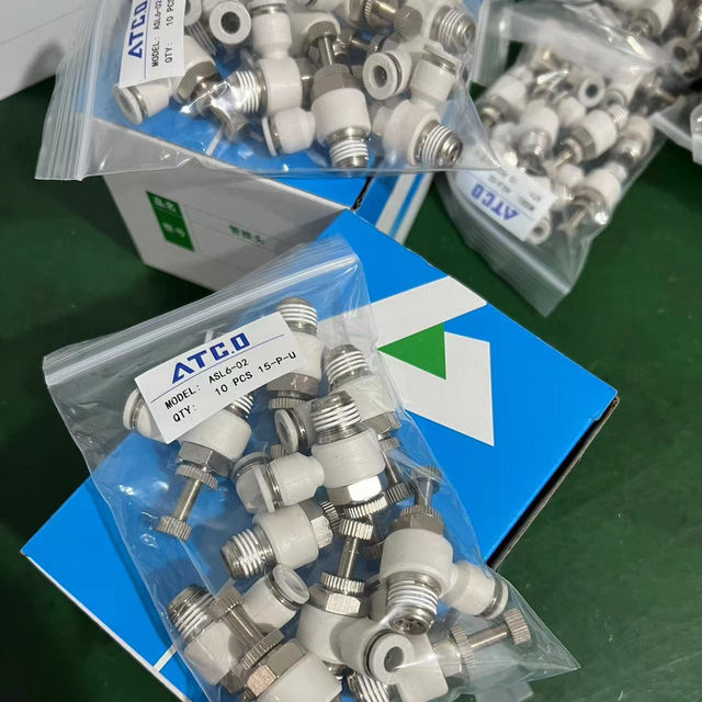 Yade passenger type throttle valve pneumatic trachea speed control valve connector ASL4-01/6-M5 ...