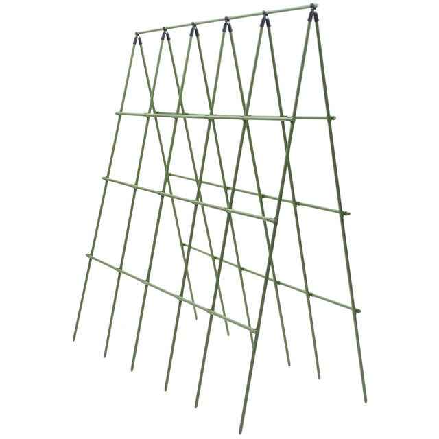 Gardening bracket plastic-coated steel pipe vegetable growing rack ...