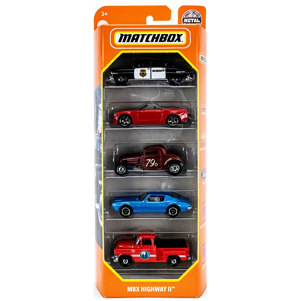 Matchbox City Hero Car 5-Pack Toy Set
