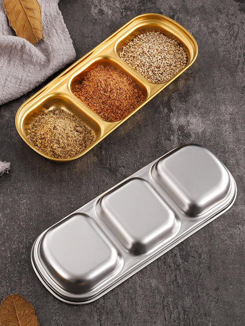 304 stainless steel condiment dish, commercial Korean barbecue ...