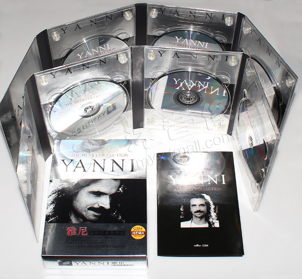 Coleção Clássica Yanni 5CD + DVD Concerto Atenas