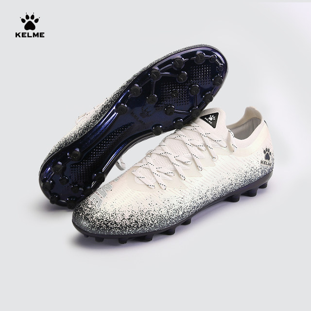 kelme football shoes men's MG adult competition short spikes professional grass anti-slip shock ...