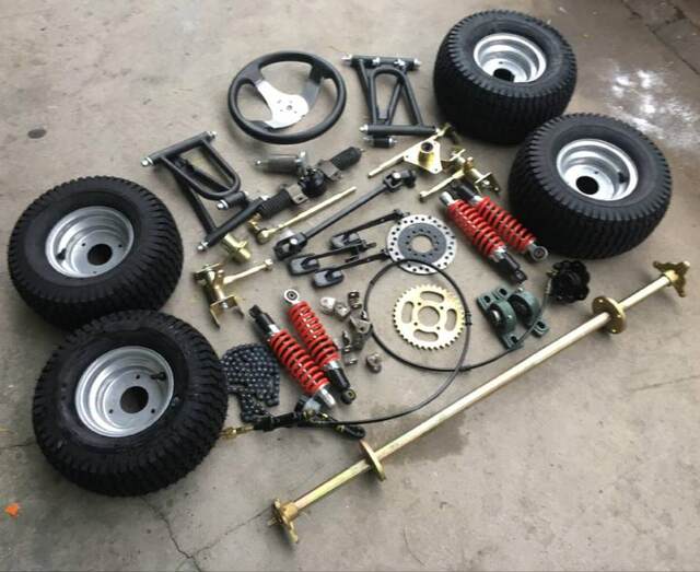 Homemade four-wheel motorcycle off-road kart accessories modified front ...