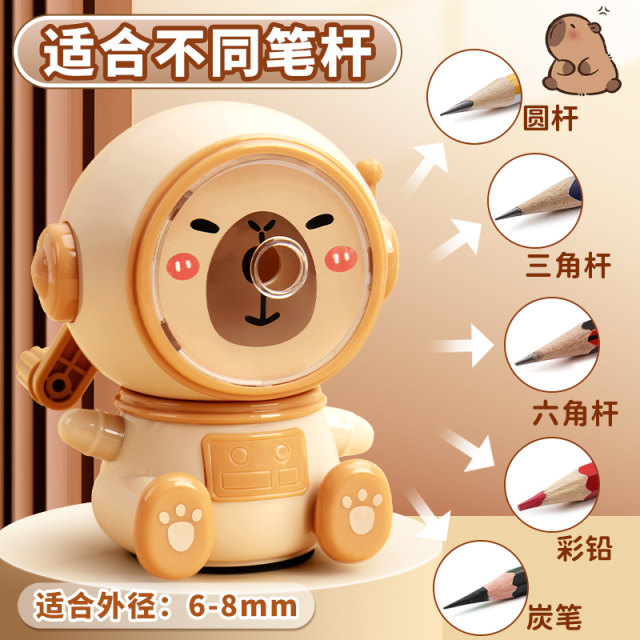 Capybara capybara shape pencil sharpener hand-cranked pencil sharpener ...
