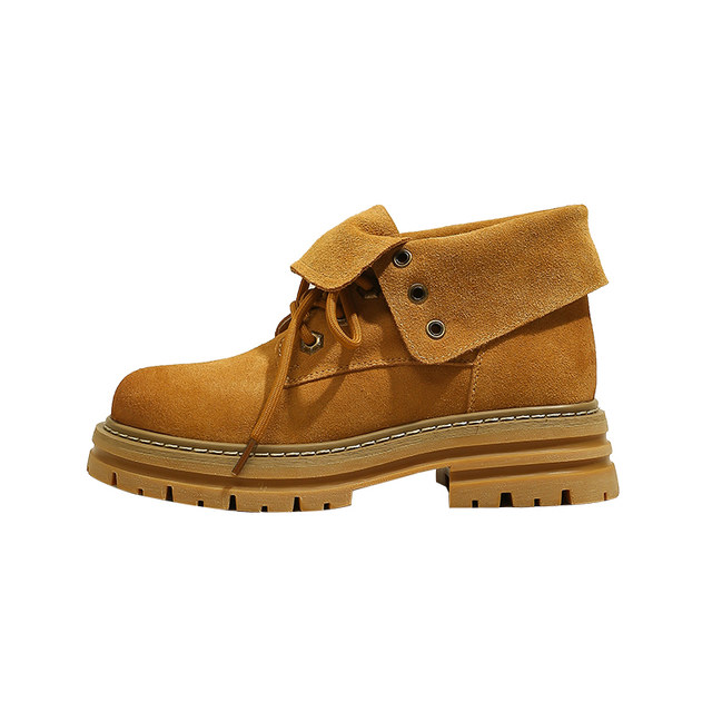 CHAMBER/KETTLE genuine leather rhubarb boots Martin boots women's 2023 ...