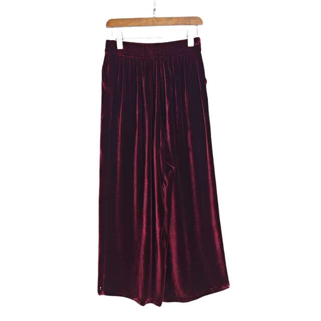 versatile straight velvet pants for women fashion elegant mulberry silk ...