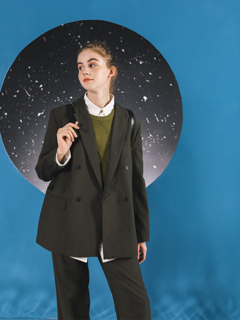 LOEN original design style loose autumn and winter new Japanese retro ...