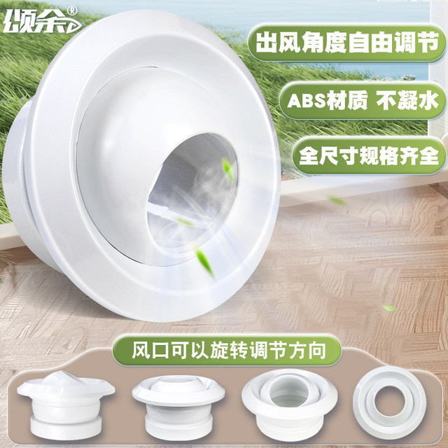 Ball jet air outlet jet central air conditioner spherical with ...