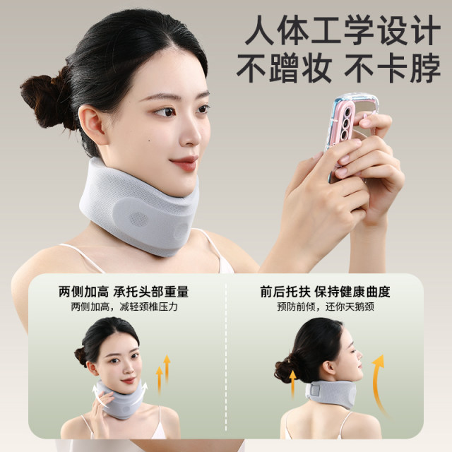 Neck brace to prevent bowing, office neck protection artifact, neck ...