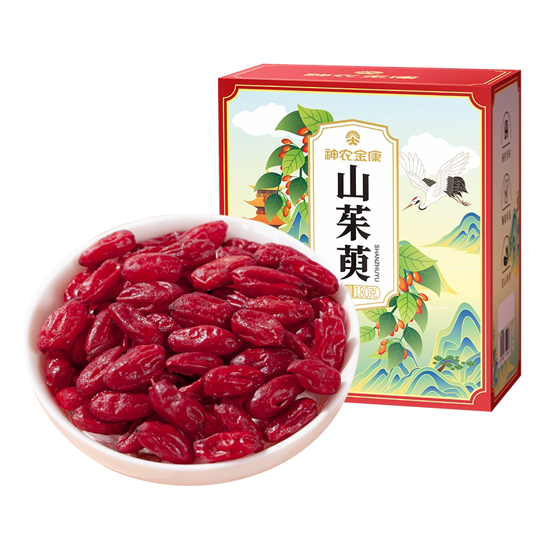 Shennong Jinkang Dogwood Tea - 180g - Authentic Roasted Schisandra ...