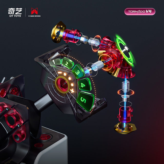 Qiyi XMD style fourth-generation third-level Rubik's Cube magnetic ...