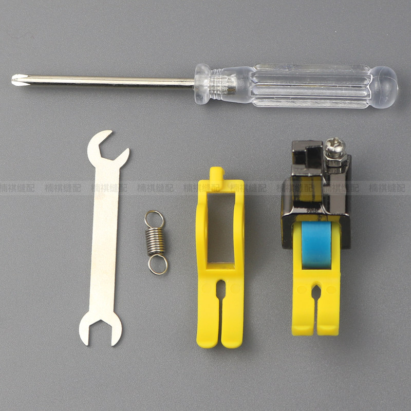 New Teflon wear-resistant narrow roller presser foot thick and thin ...