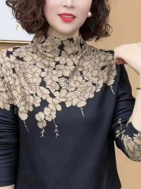 New winter integrated velvet top with versatile temperament and ...