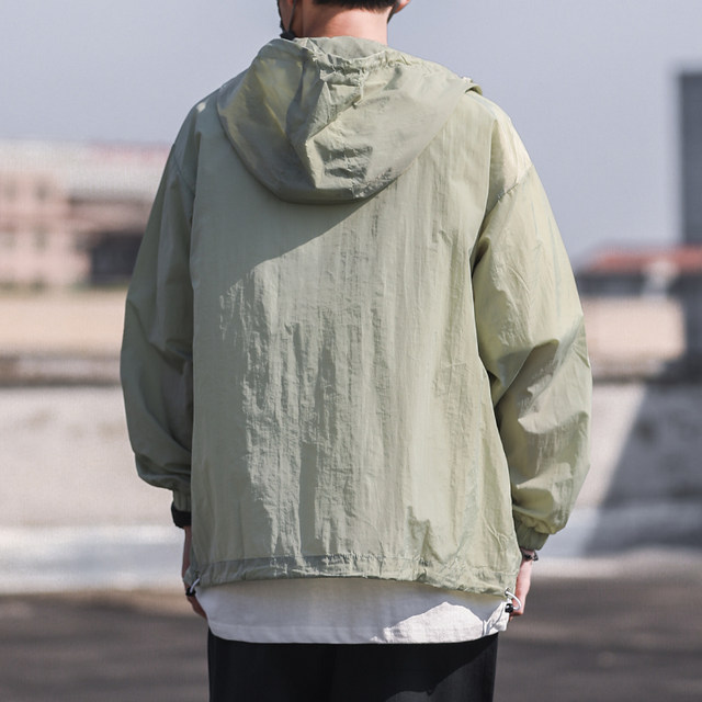 Summer trendy brand quick-drying jacket men's thin sun protection ...
