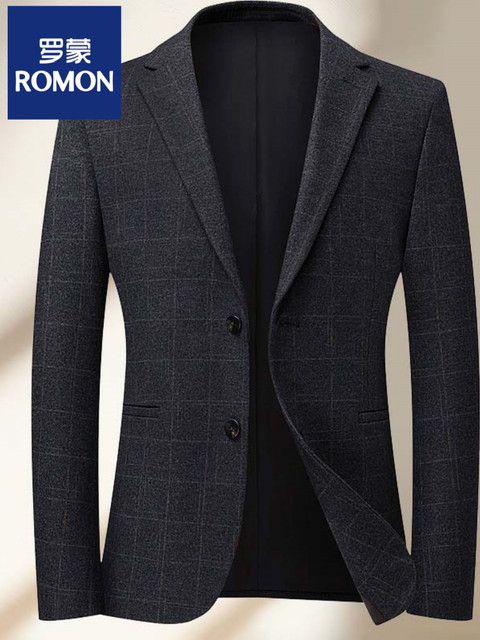 Romon Thousand Birds Birds Suit 2024 Spring and Autumn New Men's Single ...