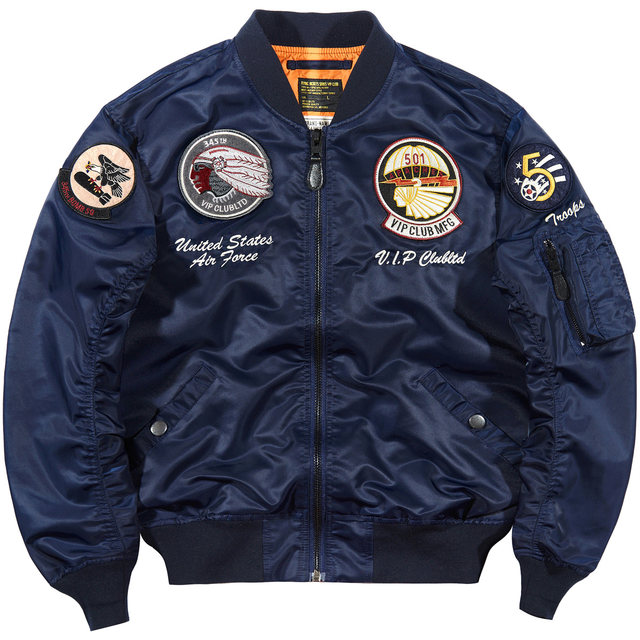 VIP autumn ma1 bomber jacket men's American retro baseball uniform ...