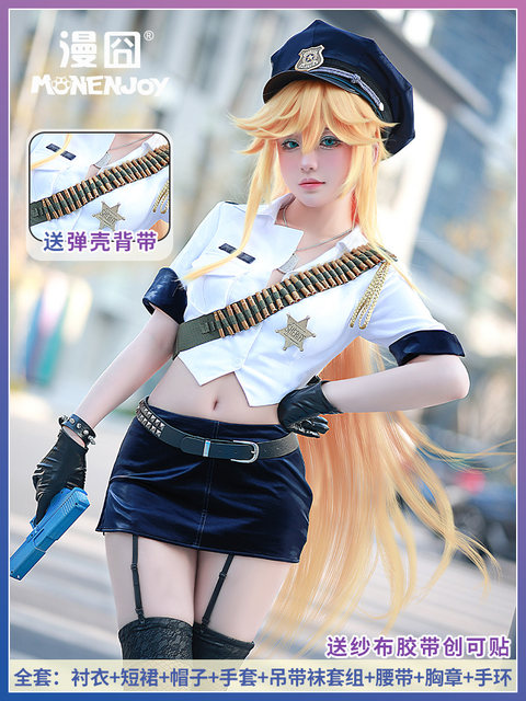 Slinging stockings angel cos clothing Pandi Stewart police officer ...