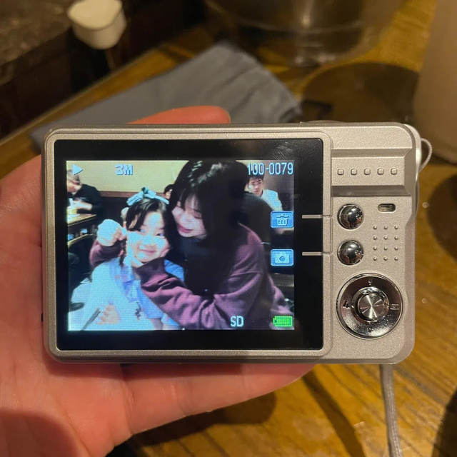 Student digital camera retro CCD campus HD portable small vlog camera entry card camera gift