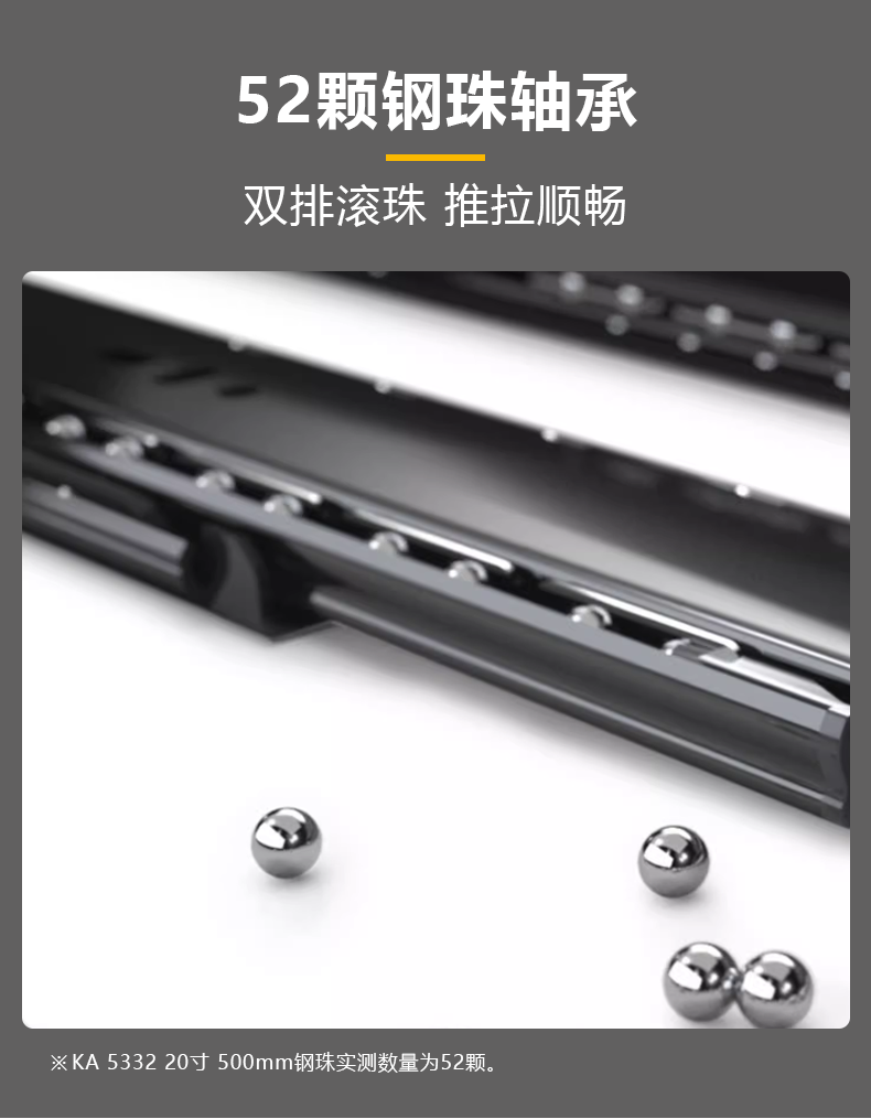 Side mounted slides - Black 250mm-10 inches | Hettich