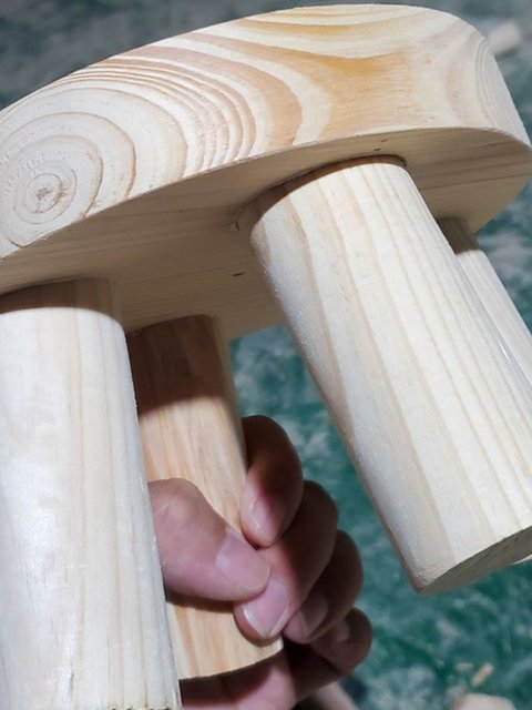 Small round stool solid wood small stool pet high stool ultra narrow ...