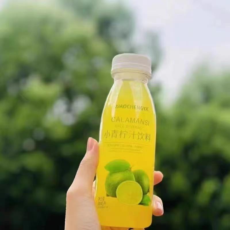 小青柠汁小橙优选果汁饮料300ml*6瓶箱装0脂含维生素C网红柠檬汁-淘宝网