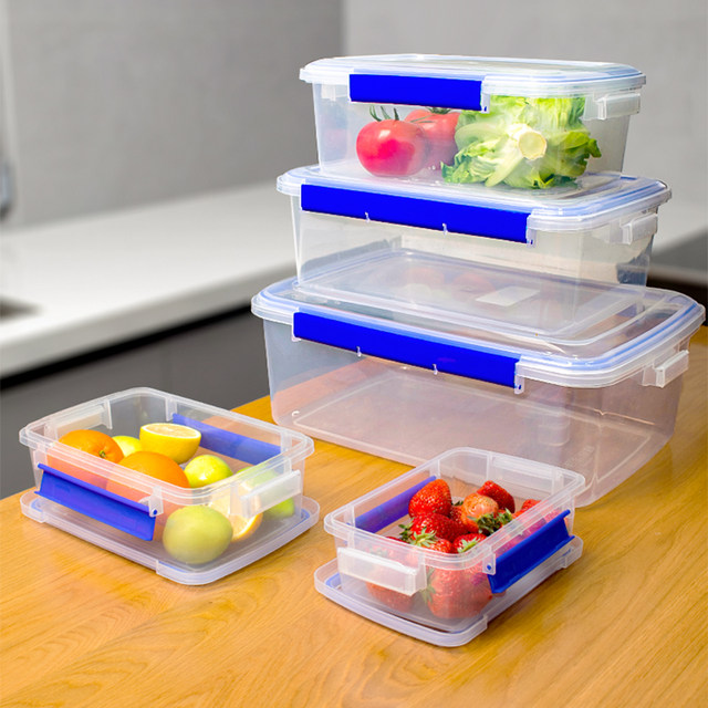 Fresh preservation box transparent plastic box thickened household ...