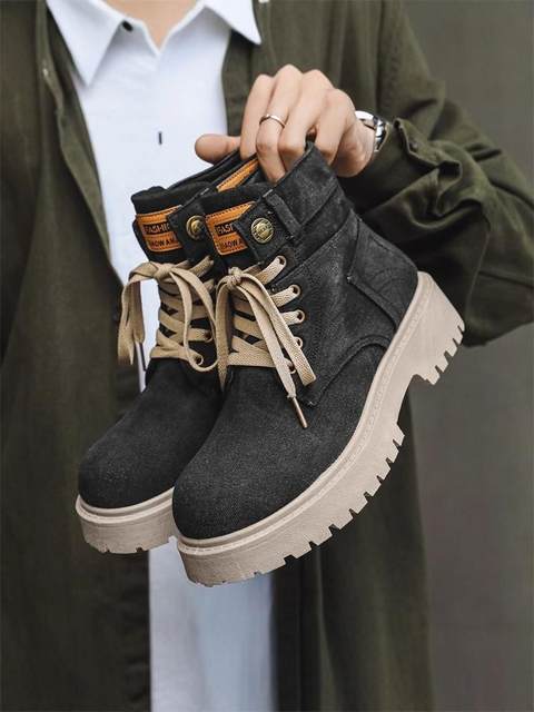 Martin boots men's model autumn 2024 new high -gang British style ...