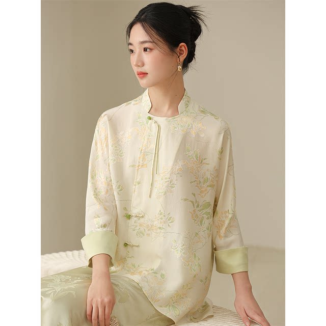 Chu Chan Clothing Shi Yuan Xi New Chinese Style Top Women's Tang Suit ...