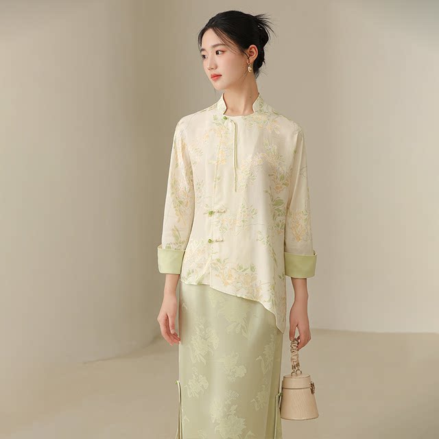 Chu Chan Clothing Shi Yuan Xi New Chinese Style Top Women's Tang Suit ...