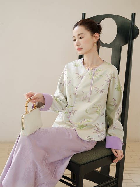 Chu Chan Jiao New Chinese National Wind Jacket 2025 Spring New Circle ...