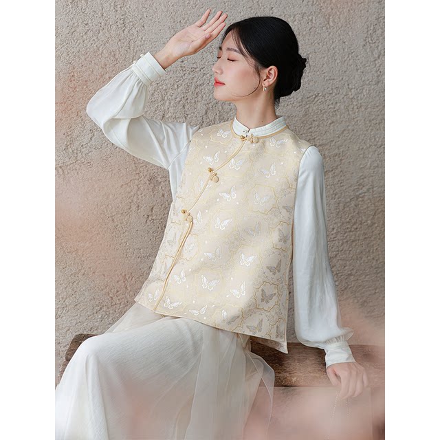 Chu Cicada Clothing New Chinese -style Vests Senior Poor Patterum ...
