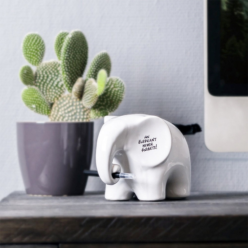 Lucky Eric Elephant Memo Pad - Wipeable Notes for Friends