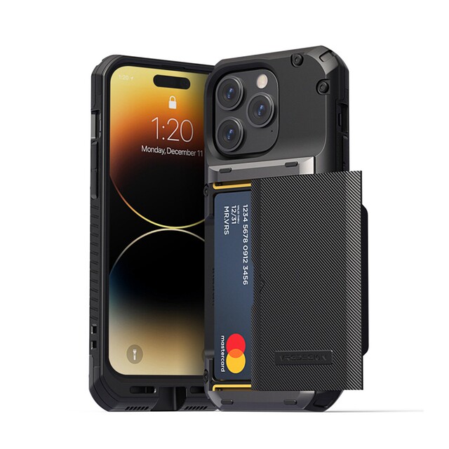 Korean VRS is suitable for Apple 15promax mobile phone case, can hold 4 ...
