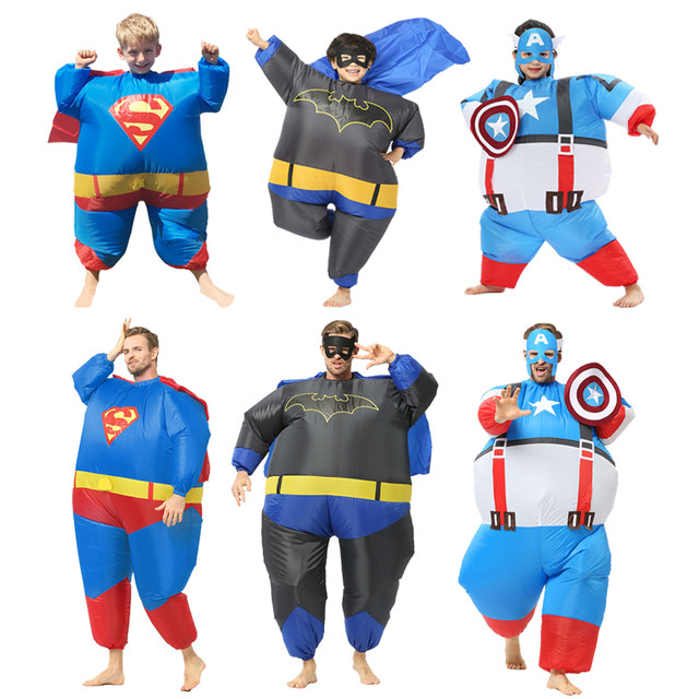 Batman Ballet Bee Inflatable Costume Dress Up Superman Captain America ...