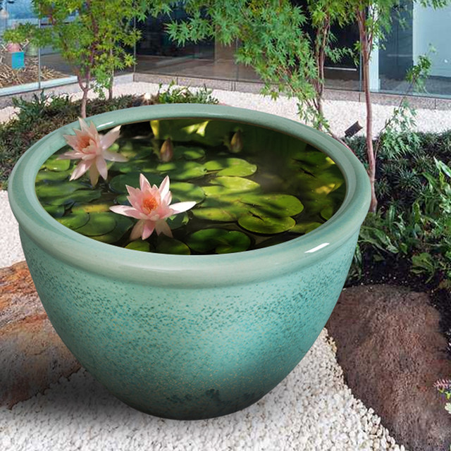 Jingdezhen ceramic fish tank, koi tank, water lily tank, lotus turtle ...