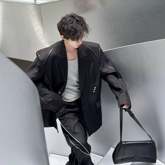 British Yali Men's Shoulder Shoulder Suit Jacket Spring and Autumn ...