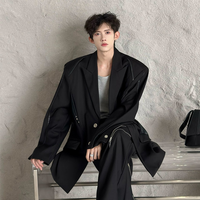 British Yali Men's Shoulder Shoulder Suit Jacket Spring and Autumn ...