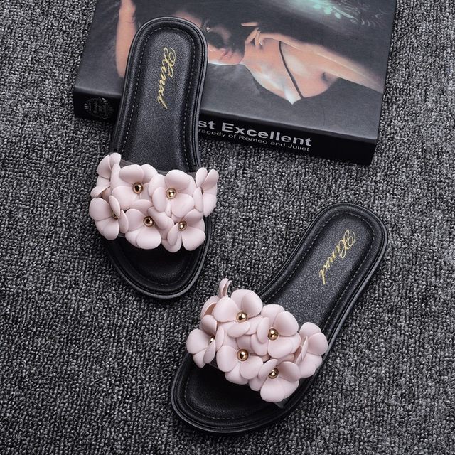 2024 New Mountain Camellia Platform Drag Sleeping Slipper Women's ...