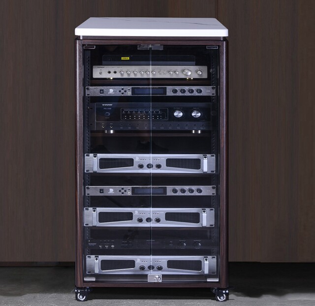 Audio-visual amplifier cabinet home theater audio equipment equipment ...