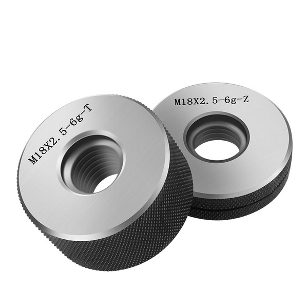 Japanese three-quantity high-precision metric roman thread gauge | Three quantities Thread Ring ...