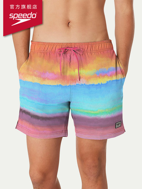 Speedo/Speedo Elastic belt loose casual fun series men's beach pants